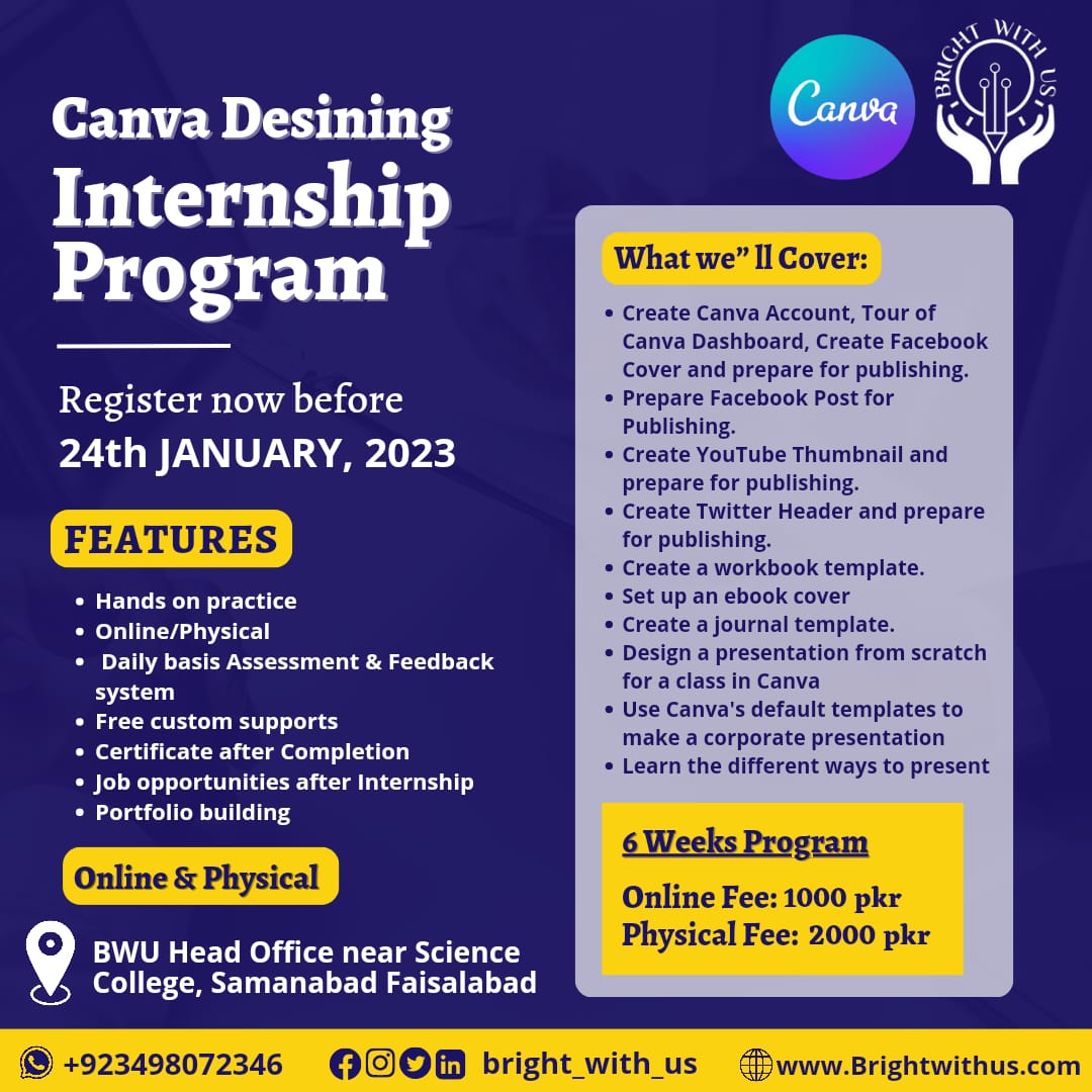 Internship Programs – BrightWithUs